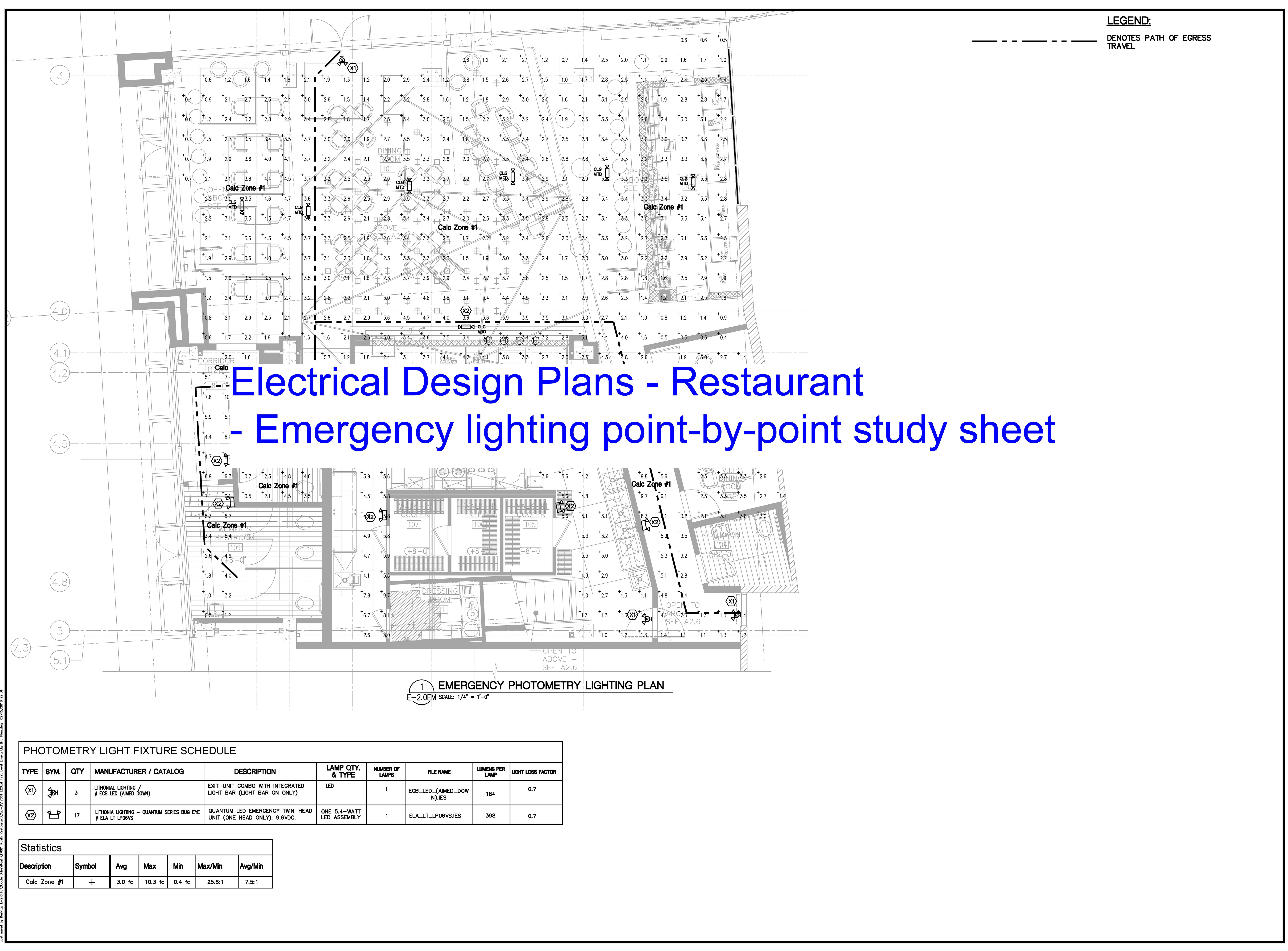 Electrical Design - Building Plans Samples & Experience